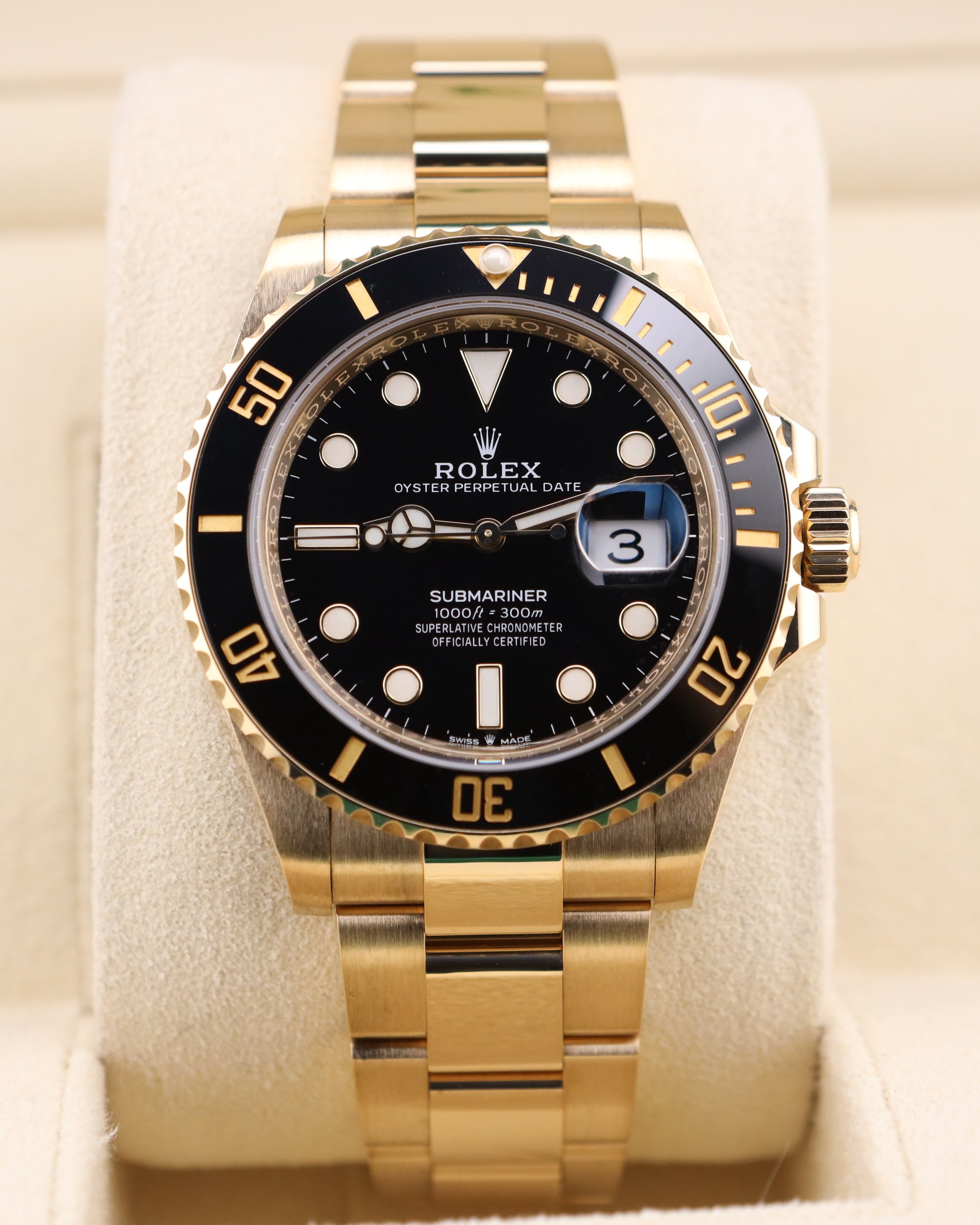 Rolex Submariner Date Black Dial Yellow Gold 126618LN – MVP Jewelers Miami
