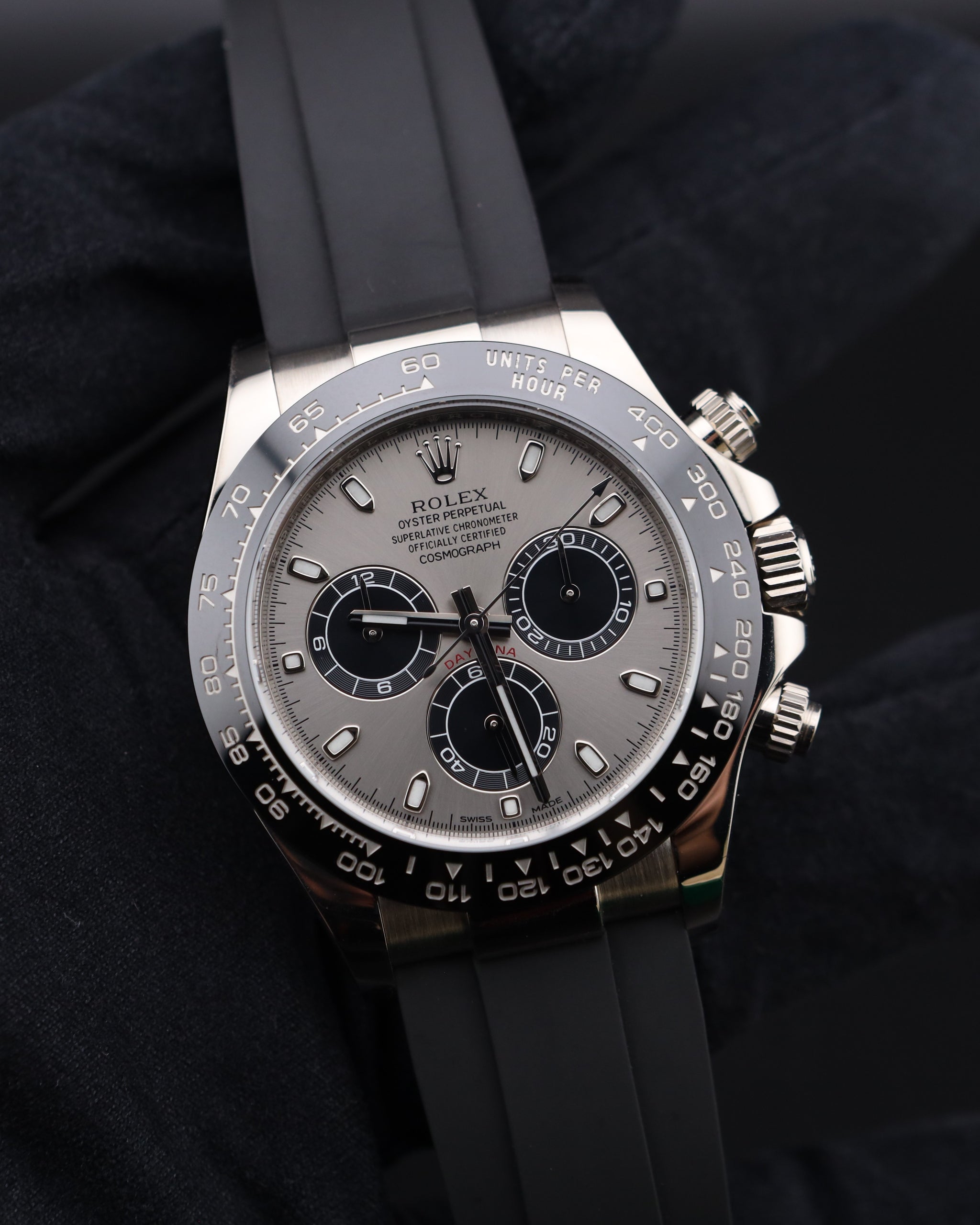 Rolex Daytona Ghost on Oysterflex 116519LN – MVP Jewelers Miami