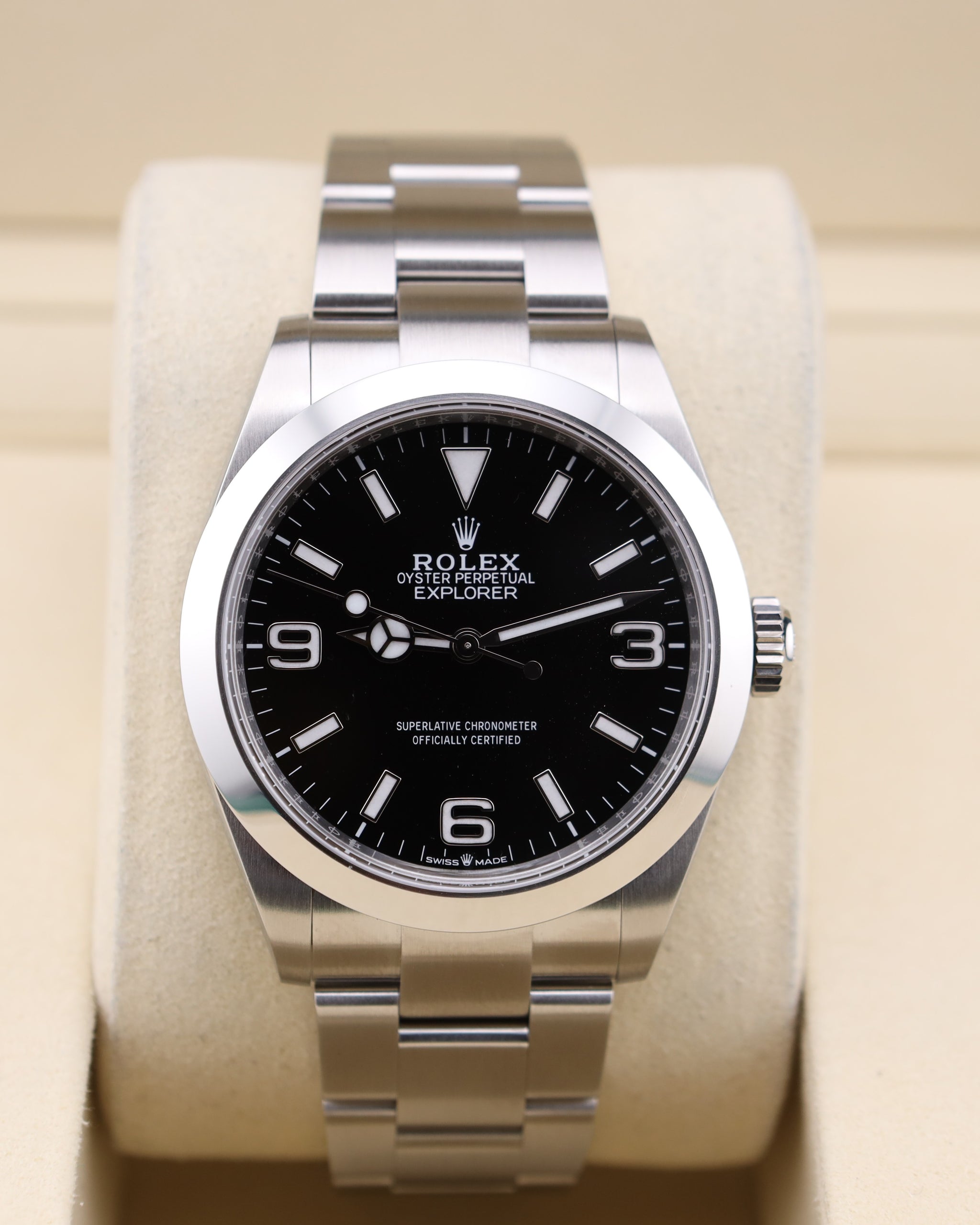 Rolex Explorer Black Dial Smooth Bezel 224270 – MVP Jewelers Miami
